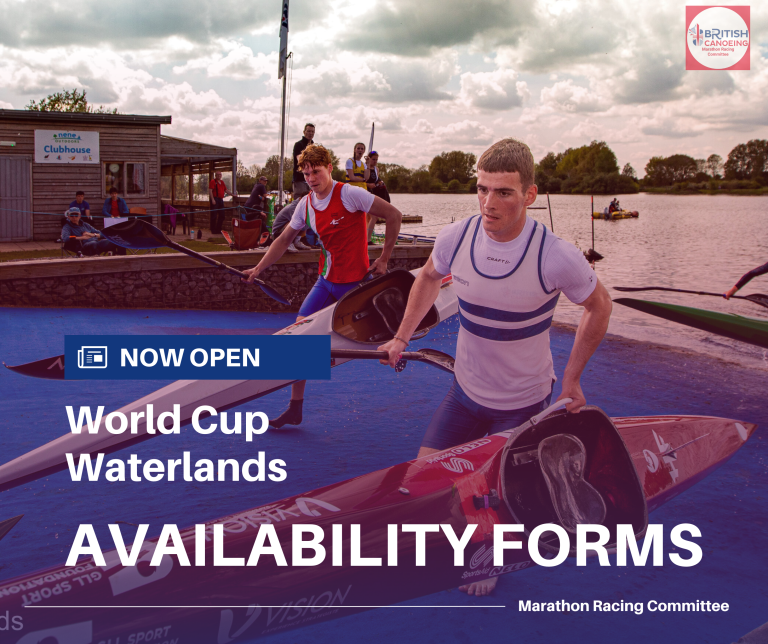 World Cup & Waterlands International Team Selection – Canoe Marathon ...